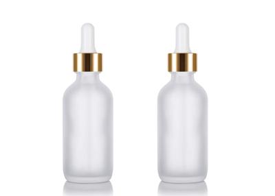 China Frosted Clear 	Empty Essential Oil Bottles Skin Care E Liquid Usage for sale
