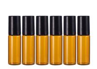China Glass Amber Empty Essential Oil Bottles Leakage Proof High Tightness for sale