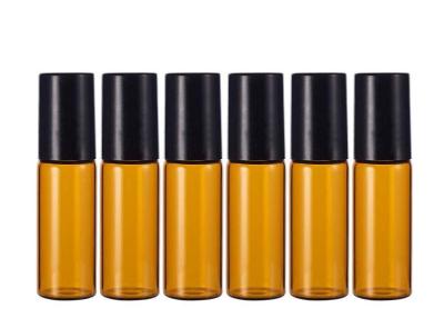 China Glass Amber Empty Essential Oil Bottles Leakage Proof High Tightness for sale