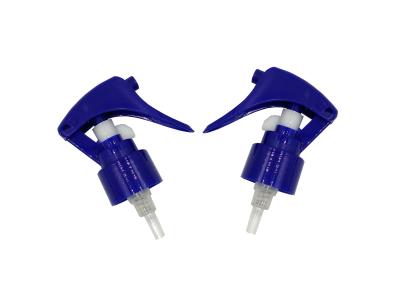 China Blue Mini Trigger Sprayer Leakage Proof 24mm 28mm Inner Diameter Hand Pump for sale
