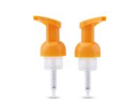 China Orange Plastic Foaming Soap Dispenser Pump 40mm SFSP-12 with Low Consumption and Non-Spill Design for sale