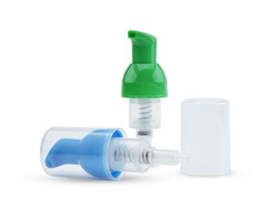 China 30mm Plastic PP Foaming Hand Pump with 75% Soap Reduction - Green, Blue, Black Colors - SFSP-16 Model for sale