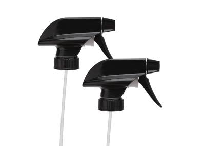 China Black 28/400 Chemical Trigger Sprayer - 28mm Thread 400ml Capacity BPA-Free Hand Pump for Cleaning for sale