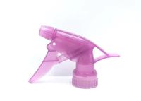 China Plastic PP Chemical Trigger Sprayers 28/410 Clear Purple A Style for sale