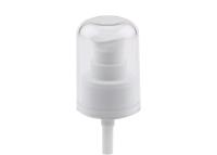 China AS Material Cream Pump with Bottle SPTP-17 | 20mm White Cosmetic Packaging Dispenser BPA-Free for sale