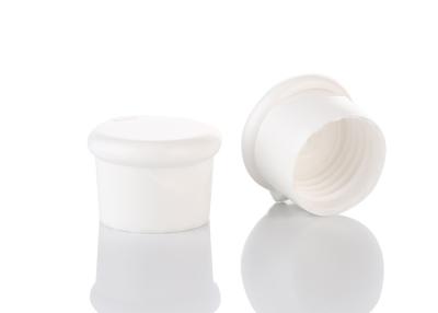 China 20mm White Round Flip Spout Cap - PP Plastic BPA-Free Cosmetic Bottle Closure with 20/410 Specification for sale