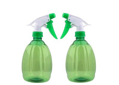 China Green Plastic Trigger Spray Bottle 300ml PET PP Plant Watering Mister for sale