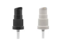 China Black and White 18/410 Plastic Cream Pump Dispenser for Cosmetic Skin Care Bottles for sale