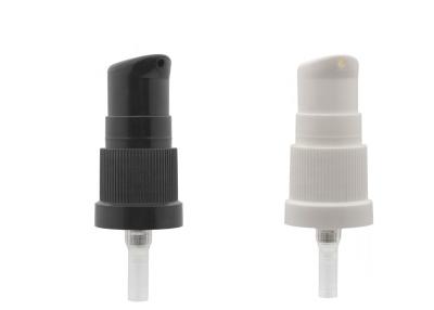 China Black and White 18/410 Plastic Cream Pump Dispenser for Cosmetic Skin Care Bottles for sale