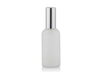 China Frosted Clear Cosmetic Spray Bottles  Durable Refillable Perfume Bottle for sale