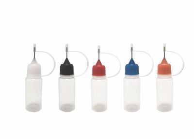 China 10ml Smoke Oil Bottle with Steel Needle Cap - PE Material, Multiple Colors SSOB-06 Model for sale