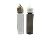 China 70ml Long Thin Smoke Oil Bottle with Dropper Cap - SSOB-13 Model in Transparent & Black Colors for sale