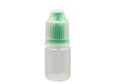 China Transparent PE Smoke Oil Bottle 5ml with Green Cap - Leak Proof Non Spill Design SSOB-15 for sale