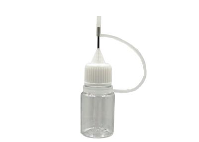 China 5ml PET Needle Tip Dropper Bottle Non Toxic Leak Proof E Liquid Cosmetic Packing for sale