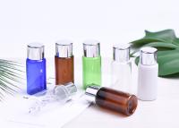 China 15ml Empty PET Cosmetic Bottles BPA Free with Aluminum Lid for Travel Samples for sale