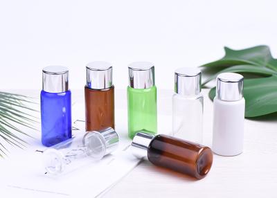 China 15ml Empty PET Cosmetic Bottles BPA Free with Aluminum Lid for Travel Samples for sale