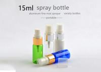 China Round Shape Perfume Cosmetic Spray Bottles Refillable Non Spill Portable for sale