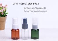 China 25ml Small Spray Custom Cosmetic Containers PET Plastic Material For Perfume for sale