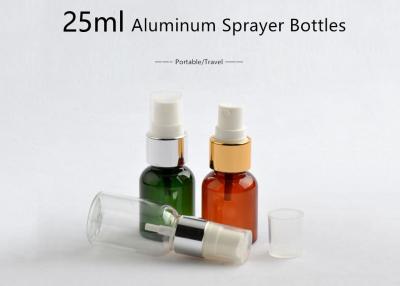 China Aluminum Head Refillable Perfume Spray Bottle Half Cover Customized Colors for sale
