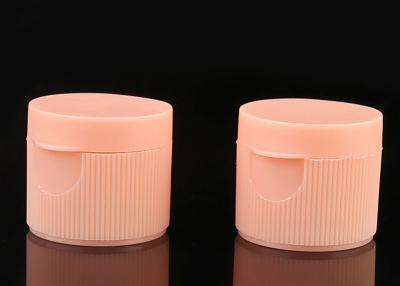 China Customized Flip Top Cap 20/410 Plastic PP Ribbed Surface for Cosmetic Bottle Packaging for sale