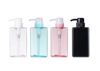 China 250-500ml PETG Cosmetic Bottle for Lotion, Foundation & Face Cream, Clear/White/Green/Pink/Blue for sale