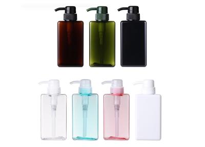 China PETG PP Pump Container Bottle 450ml Empty Plastic Lotion Bottle with Pump for sale