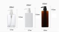 China 250-500ml PETG Cosmetic Bottle for Lotion, Foundation & Face Cream, Clear/White/Green/Pink/Blue for sale