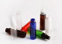 China Colorfully Empty PET Cosmetic Bottle 30ml with Treatment Pump for Cosmetics for sale