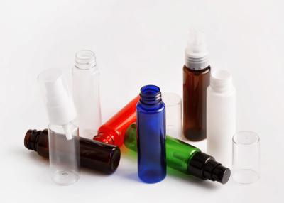 China Colorfully Empty PET Cosmetic Bottle 30ml with Treatment Pump for Cosmetics for sale