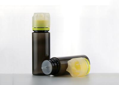 China 120ml PET Eye Dropper Bottle Empty Oil Bottle with Clear Yellow Cap BPA Free for sale