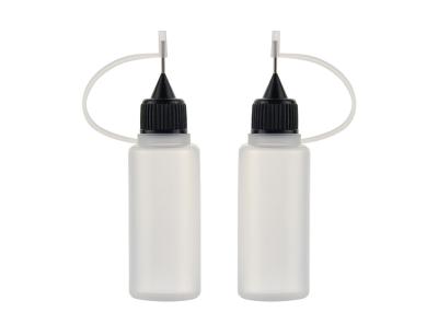 China PE Material Smoke Oil Bottle 15ml 30ml with Custom Color Cap Needle Series for sale