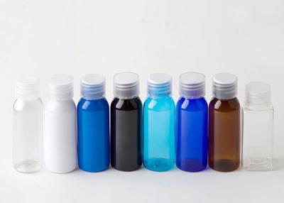 China 50ml Plastic Cosmetic Bottle PET Material Multi Color Cap Customizable for sale