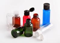 China Ladies Clear Plastic Cosmetic Containers Multi Color Plastic Cap 25ml 30ml for sale
