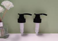 China 33mm Plastic Liquid Hand Dispenser Pump 4cc Output Black Ribbed Surface for sale