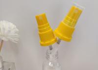 China PP Fine Mist Spray Pump 18/410 20/410 Transparent Cap Yellow 2000pcs per Carton for sale
