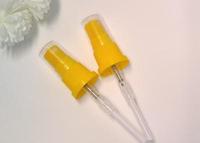 China Plastic Yellow Perfume 20/410 Fine Mist Water Sprayer Pump for Bottles for sale