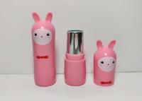 China No Spill 3g Pink Lip Balm Empty Lipstick Tubes Plastic Cosmetic Container for sale