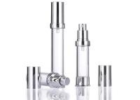 China Plastic Airless Lotion Bottle 30mm Diameter 112mm Height for Skin Care Packaging for sale