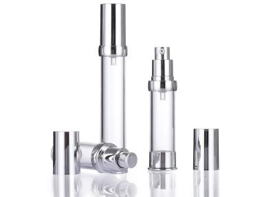 China Plastic Airless Lotion Bottle 30mm Diameter 112mm Height for Skin Care Packaging for sale