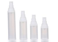 China 15ml 20ml 30ml 50ml Plastic Airless Pump Bottle Frosted Cosmetic Lotion Dispenser for sale