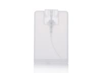 China Transparent Flat Spray Bottle 20ml Lightweight Travel PP Plastic Credit Card Bottle for sale