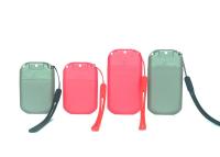China U-Shaped Portable Refillable Bottle 20ml 30ml with Silicone Rope for Perfume Toner for sale