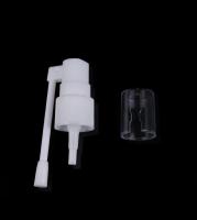 China Medical Rocker Fine Mist Long Nozzle Spray Pump 18/410 for Nasal Oral Use for sale