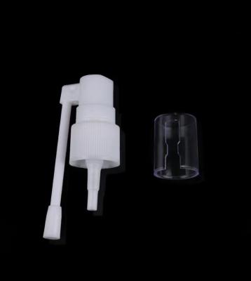 China Medical Rocker Fine Mist Long Nozzle Spray Pump 18/410 for Nasal Oral Use for sale