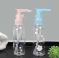 China Transparent PET Pump Travel Bottle 100ml for Shampoo and Shower Lotion for sale