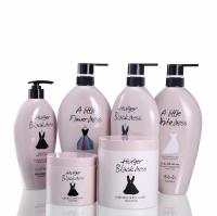 China Wholesale PET Pink Plastic Shampoo Bottle 125ml 350ml Conditioner Packaging for sale