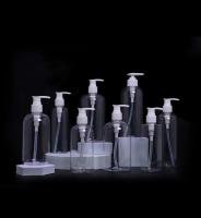 China Transparent PET Cosmetic Lotion Pump Bottle 100ml 250ml 500ml for Shampoo for sale