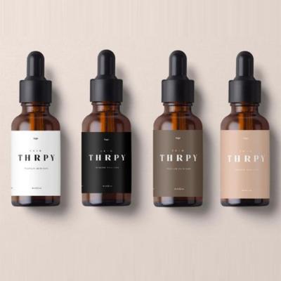 China 10ml Glass Dropper Bottle for Essential Oils Cosmetic Packaging for sale