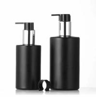 China Plastic Recycled Shampoo Pump Bottle HDPE Matt Flat Neck Customized 200ml 350ml for sale