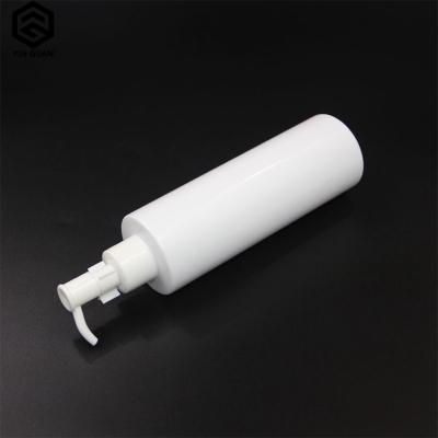 China 200ml Custom Plastic PET Sunscreen Tanning Body Oil Lotion Shampoo Bottle for sale